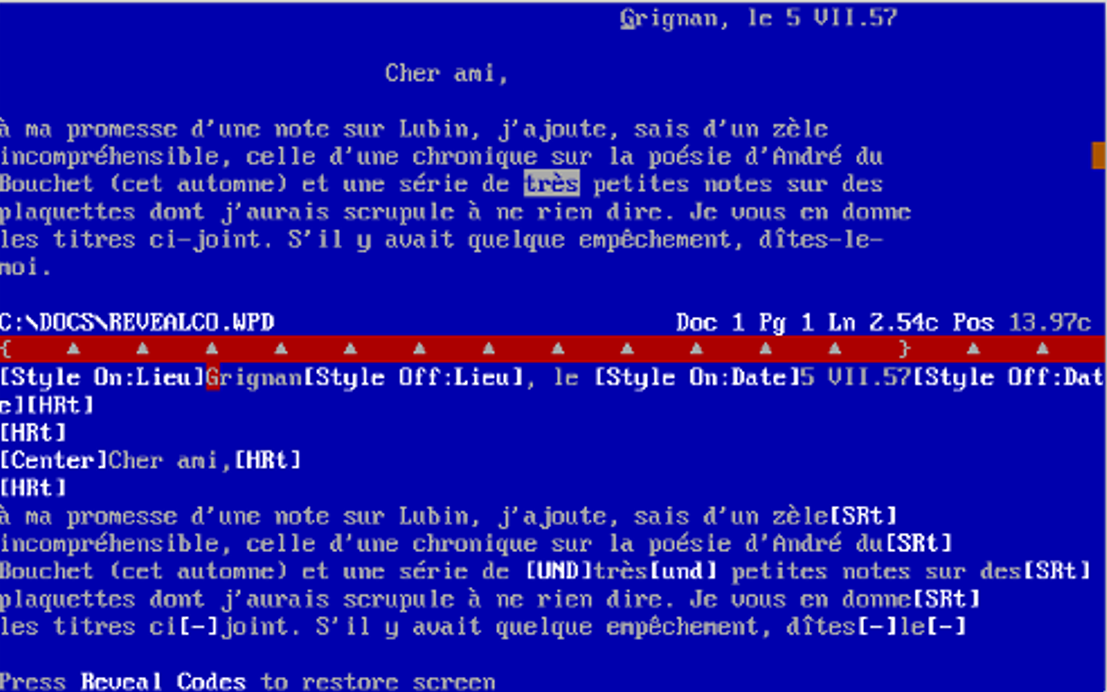 Whatever Happened to Reveal Codes? Or How Does Show/Hide Work? – Ryn Nicol